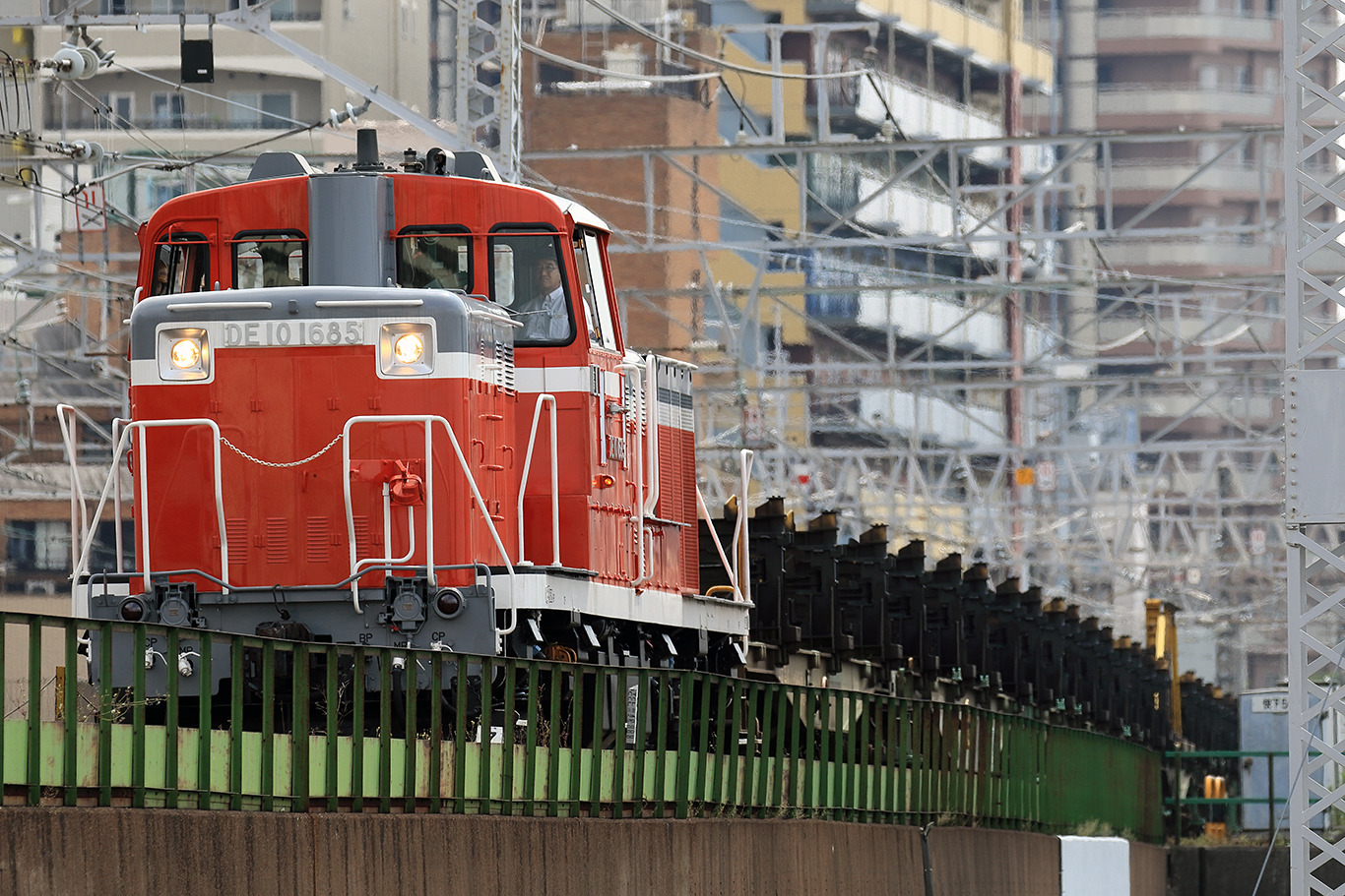 DE10-1685【9295レ】平井～新小岩間: JNR 撮影記録