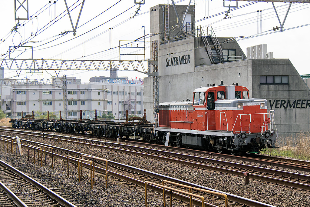 DE10-1099【越中島工臨】平井駅: JNR 撮影記録